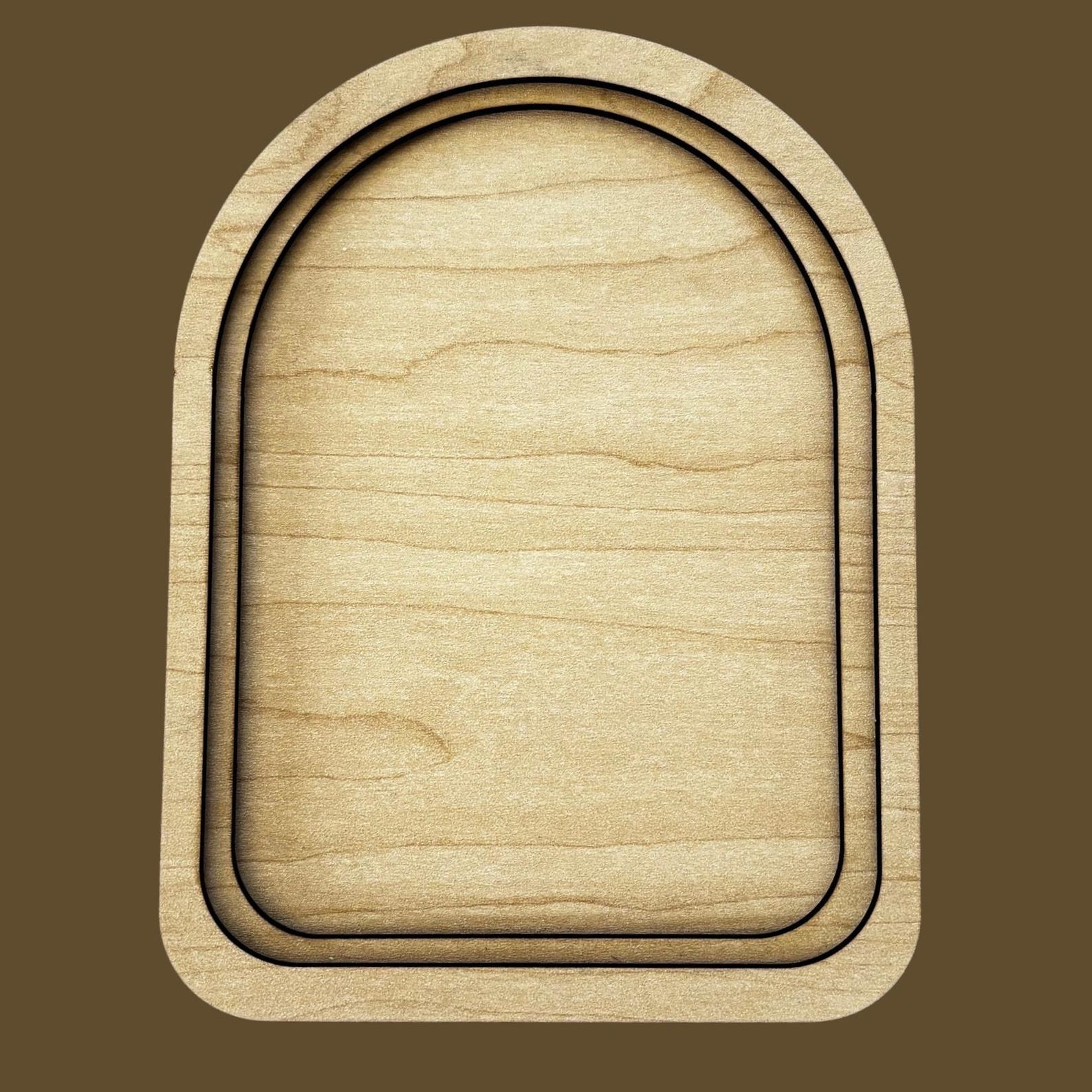 Arch Wood Frame Laser Cut File, 6x8 Photo Frame SVG (digital Download ...