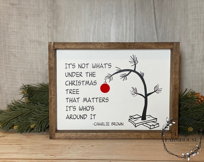 Its Not What is Under the Christmas Tree That Matters Its Whos Around ...