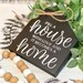 Wood House Sign: "fill a House With Love" Tiered Tray Decor - Etsy