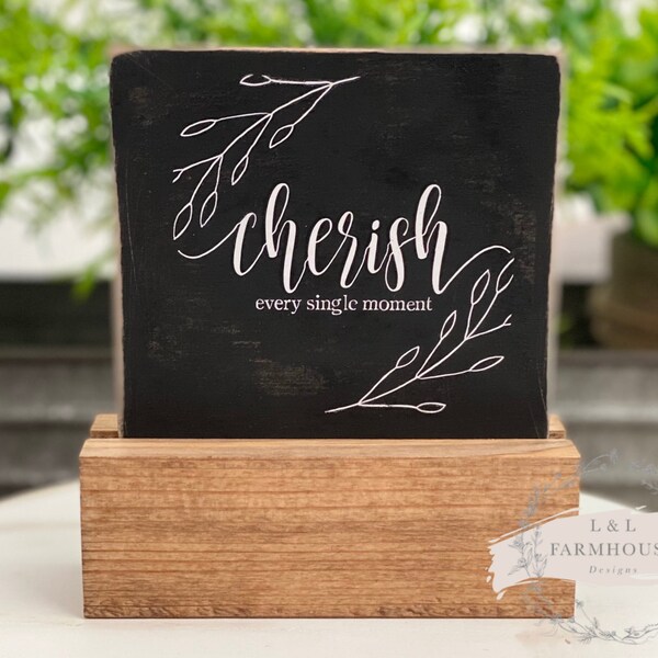 Cherish Every Moment Sign - Etsy