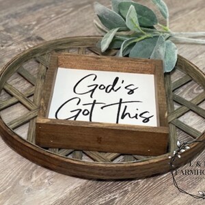 God's Got This Wood Sign, Christian Sign, Stop Worrying, Trust God, He ...