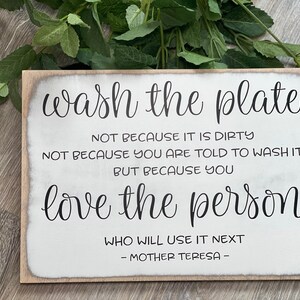 Wash the Plate - Etsy