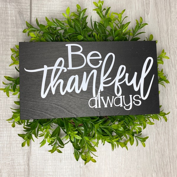 Thankful Sign - Etsy