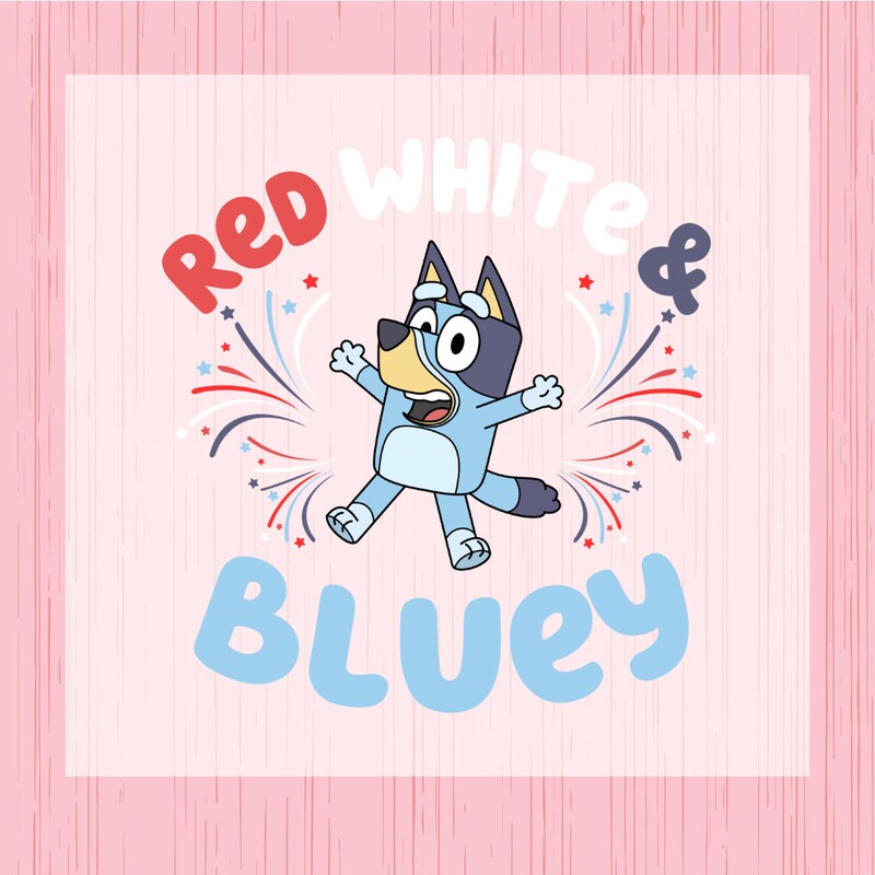 Bluey Heat Transfer - Etsy