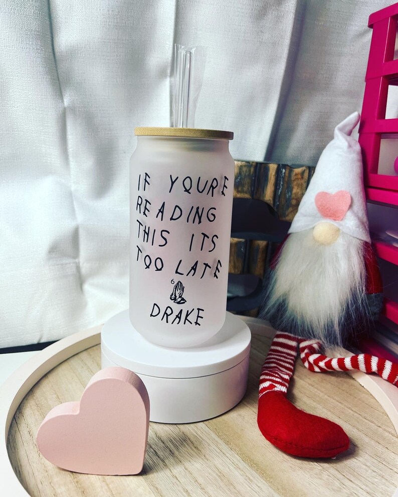 Drake Glass Cup - Etsy