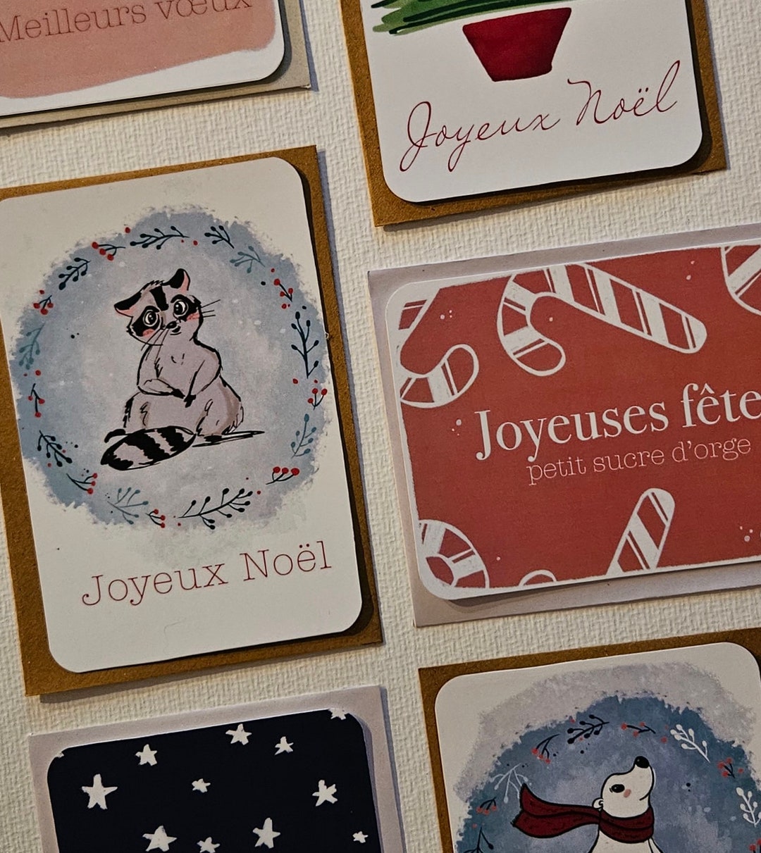 Cartes postales - Fêtes de fin d'année - Etsy France