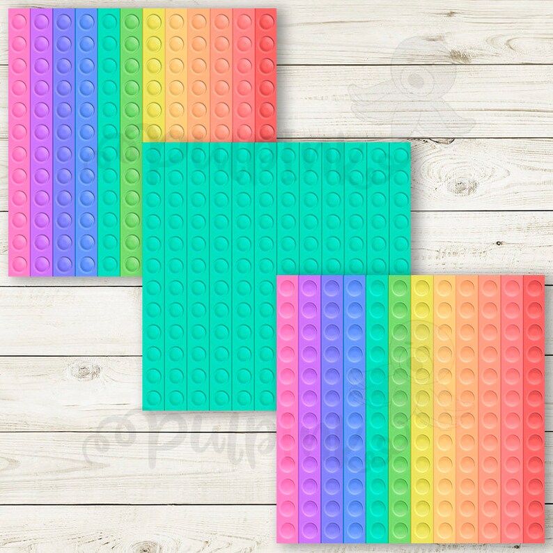 POP-IT Digital Papers Pop-it Backgrounds Instant Download - Etsy