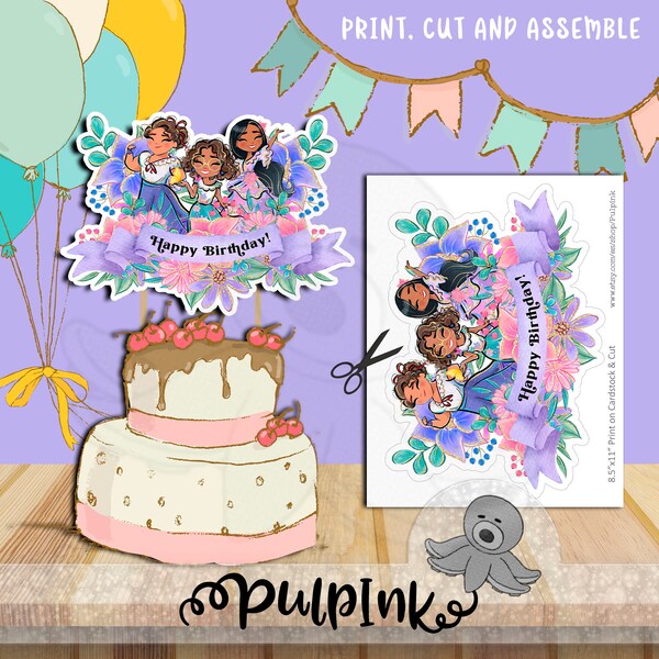 Colombia Cake Topper - Etsy