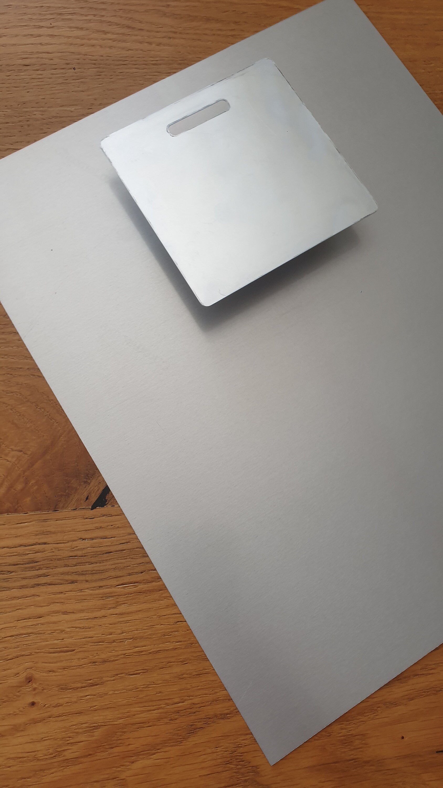 Cara Costumer Order 'hineni' Text Print on Chromaluxe / Brilliant ...