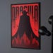 Bram Stoker's Dracula Graphic Poster – Gothic Horror Wall Art – Red and ...