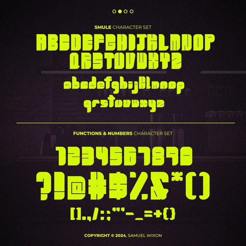 SMULE Bold Display Font Typeface for Headers, Advertising, Posters ...