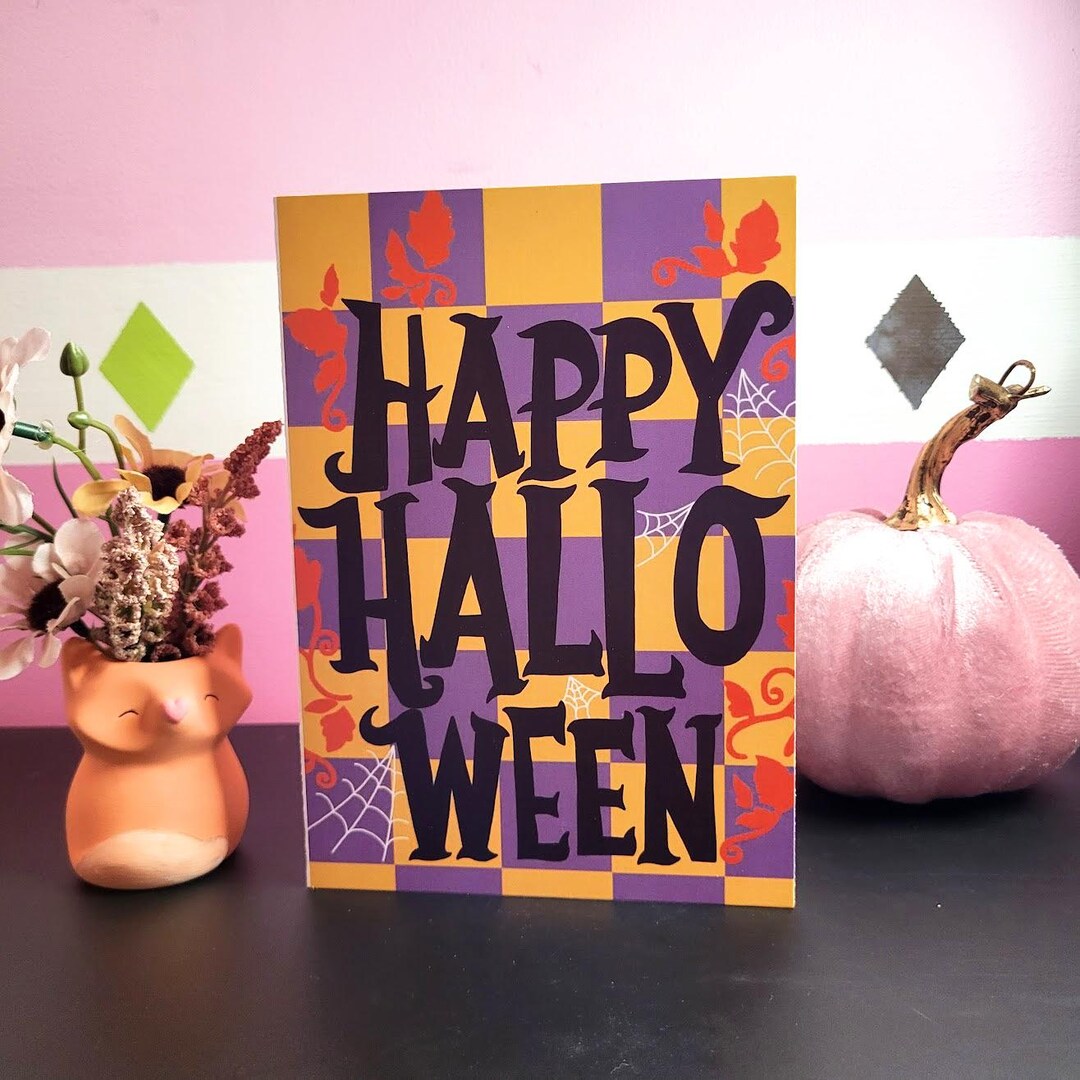 Happy Halloween - Halloween Greeting Card - Etsy
