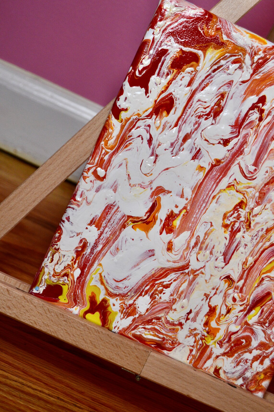 Sunburst Paint Pour - Etsy