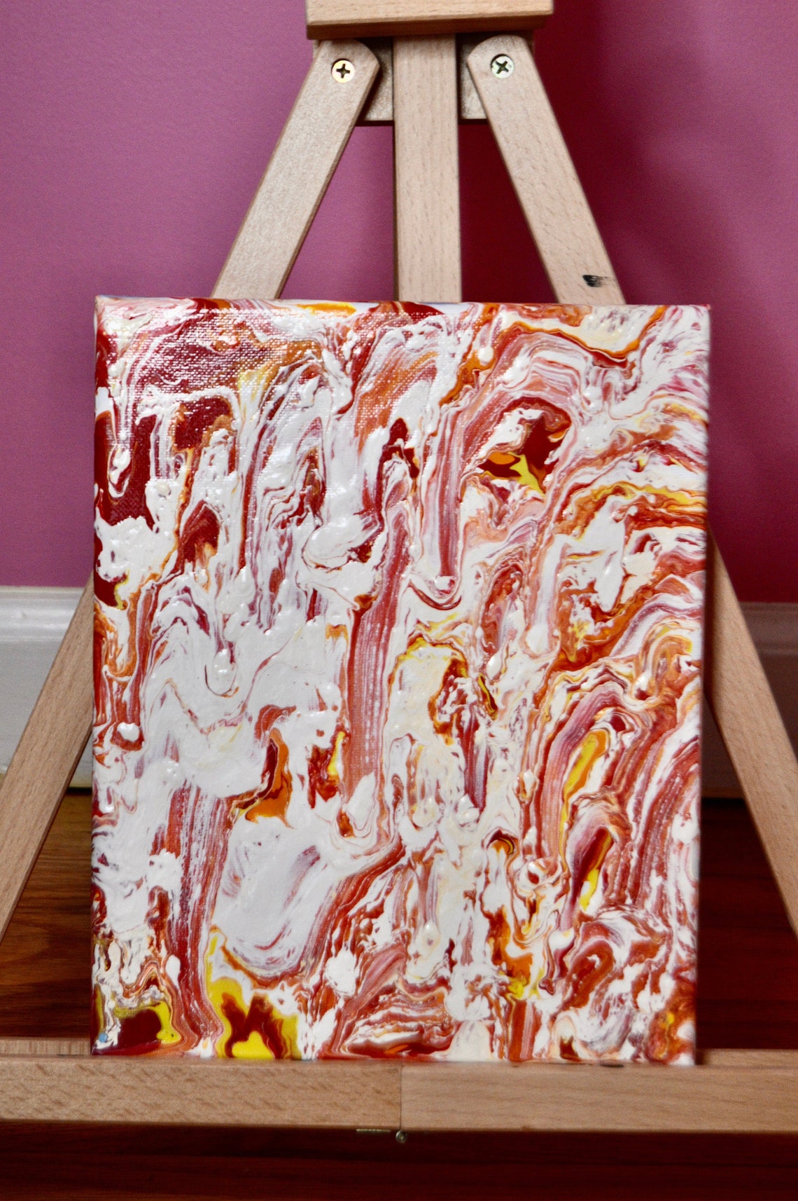 Sunburst Paint Pour - Etsy