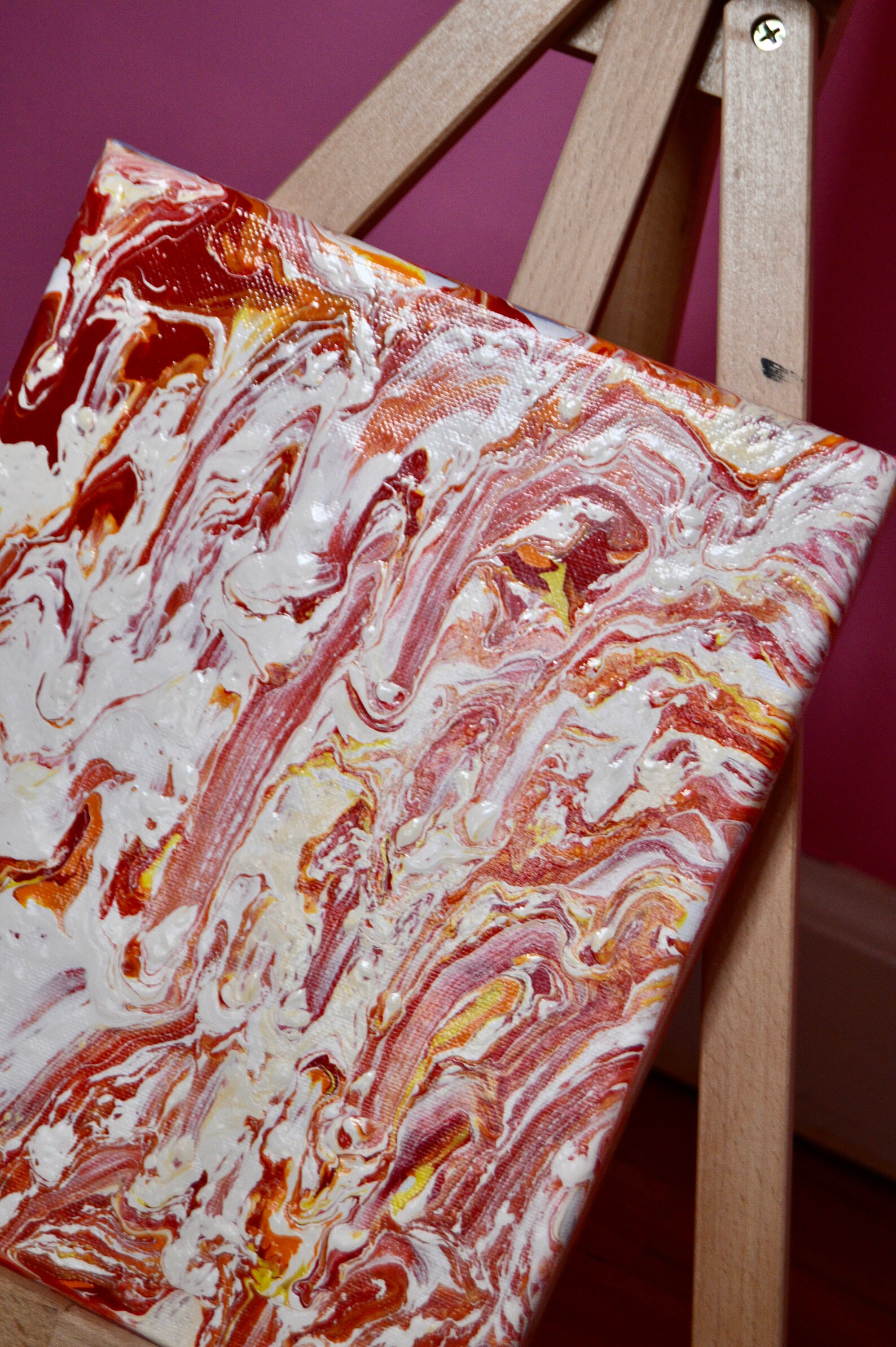 Sunburst Paint Pour - Etsy