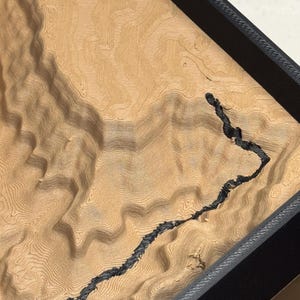 Grand Canyon Rim-to-rim 3D Topographic Map of North Rim and South Rim ...
