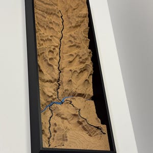 Grand Canyon Rim-to-rim 3D Topographic Map of North Rim and South Rim ...