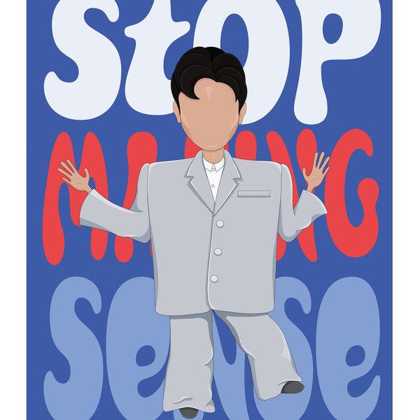 Talking Heads Stop Making Sense Poster - Etsy