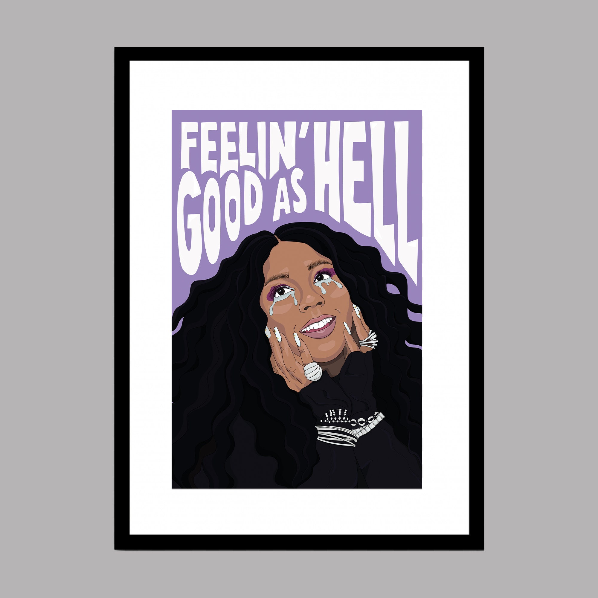 LIZZO Good as Hell Illustration - Digital Art - Printable - Instant ...