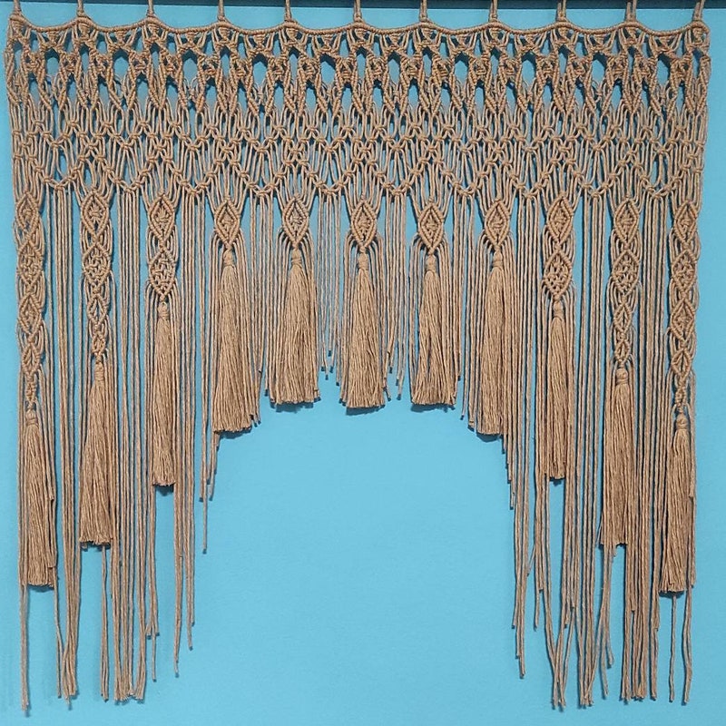 Macrame Valance - Etsy