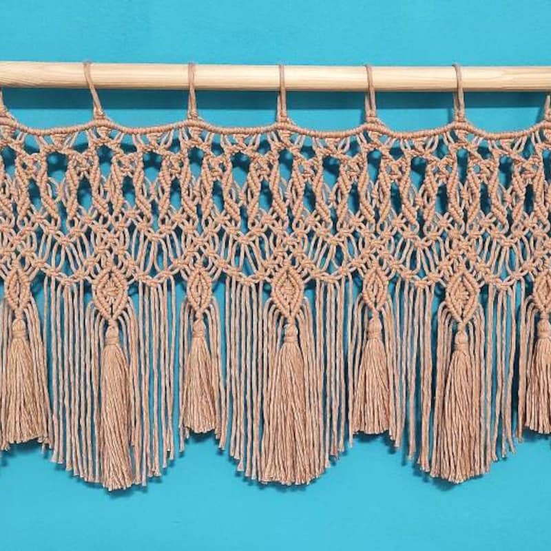 Macrame Curtain - Etsy