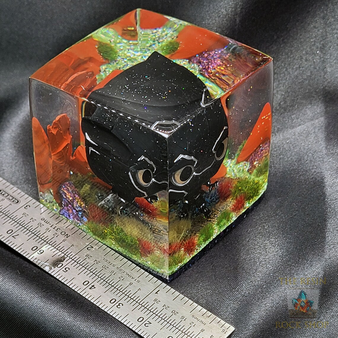 Black Panther Funko Pocket Pop Custom Funko Cube Wakanda - Etsy