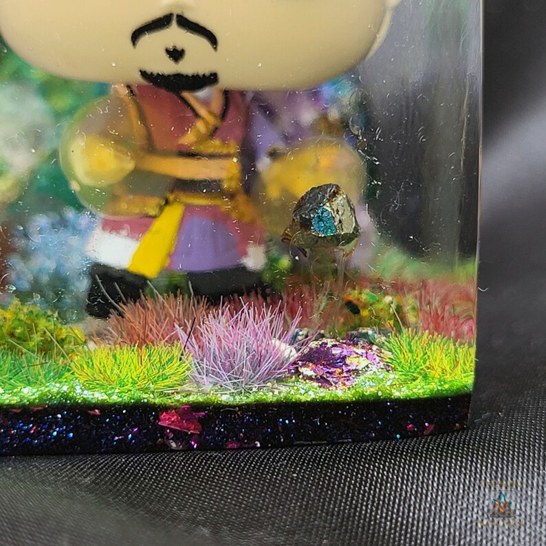 Dr Strange & Wong Funko Pop Custom Funko Diorama Resin Cube, Marvel MCU ...