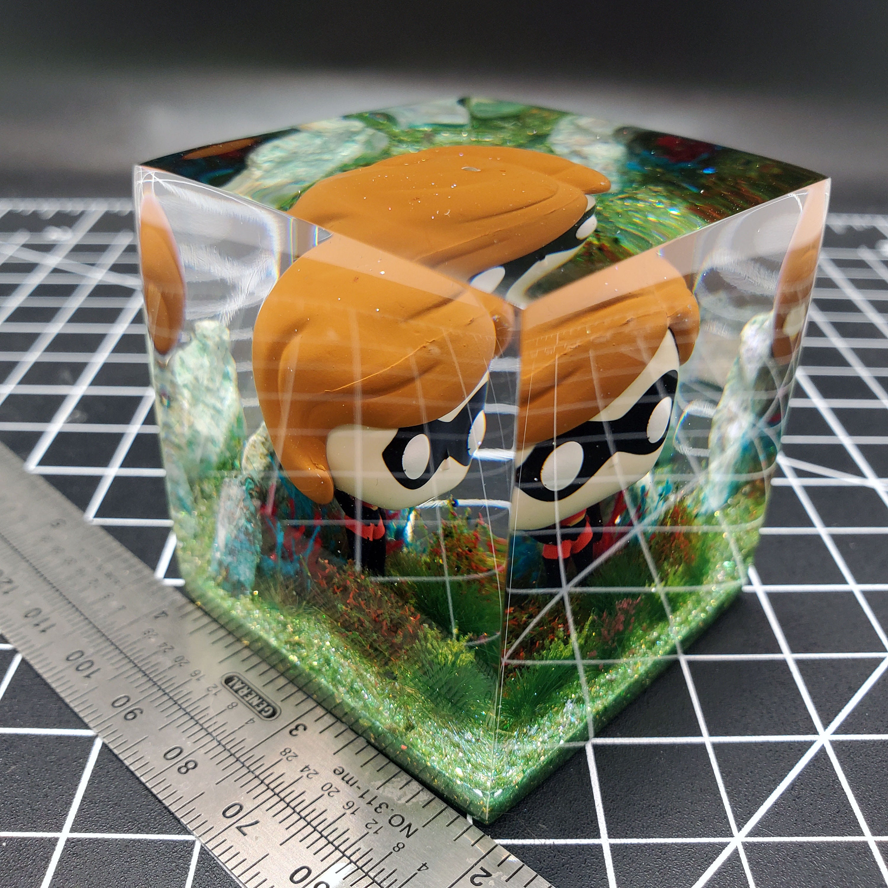 Hand Crafted Diorama Resin Cube Elastigirl Funko Pocket Pop | Etsy