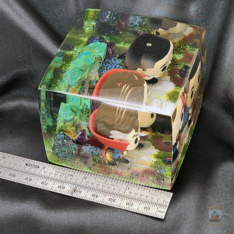 Dr Strange & Wong Funko Pop Custom Funko Diorama Resin Cube, Marvel MCU ...