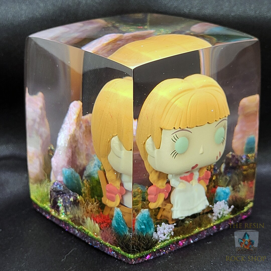 Annabelle (conjuring) Funko Pocket Pop in Resin Cube, Classic Horror ...
