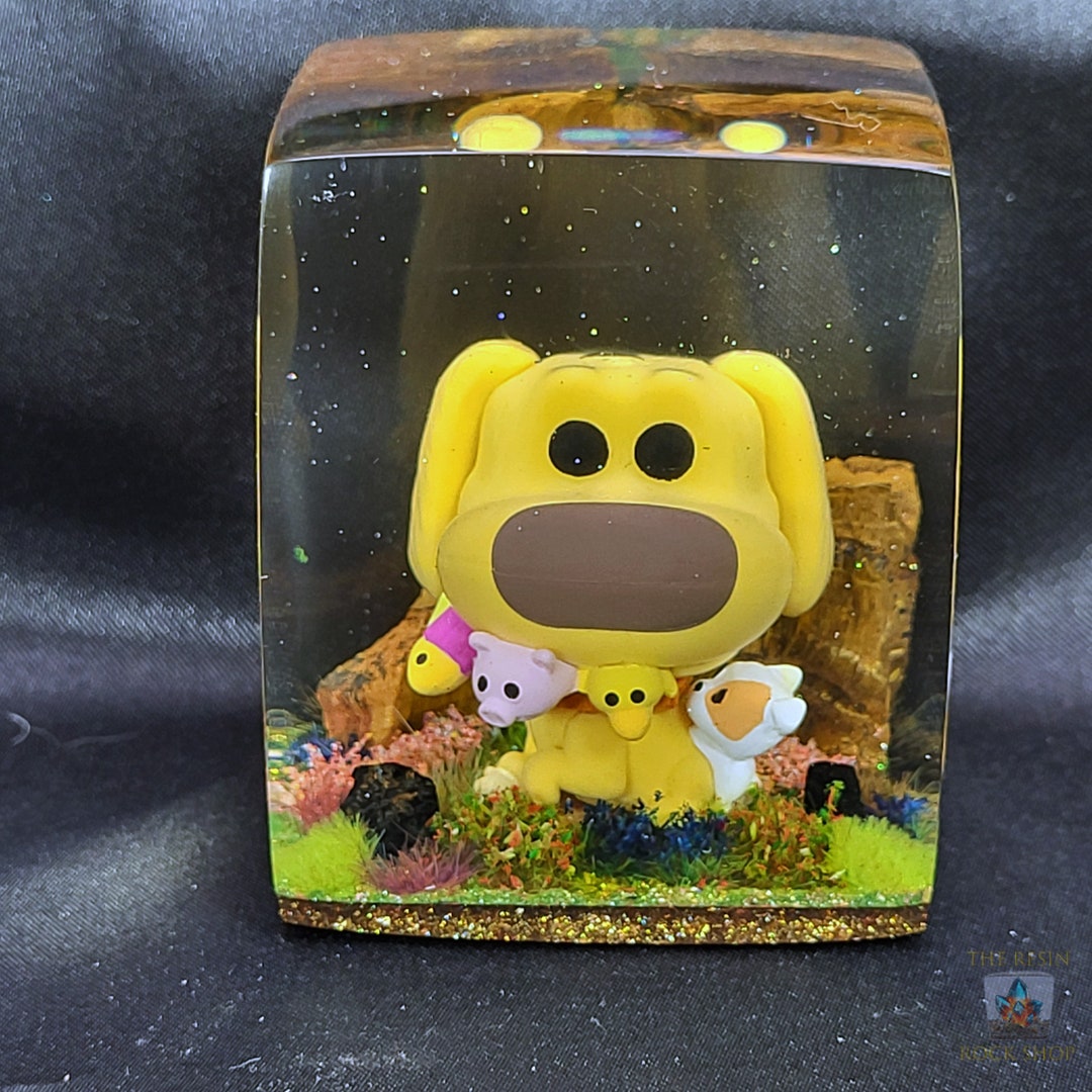 Dug doug Dog Funko Pocket Pop in Resin Cube Display Case, Pixar up ...