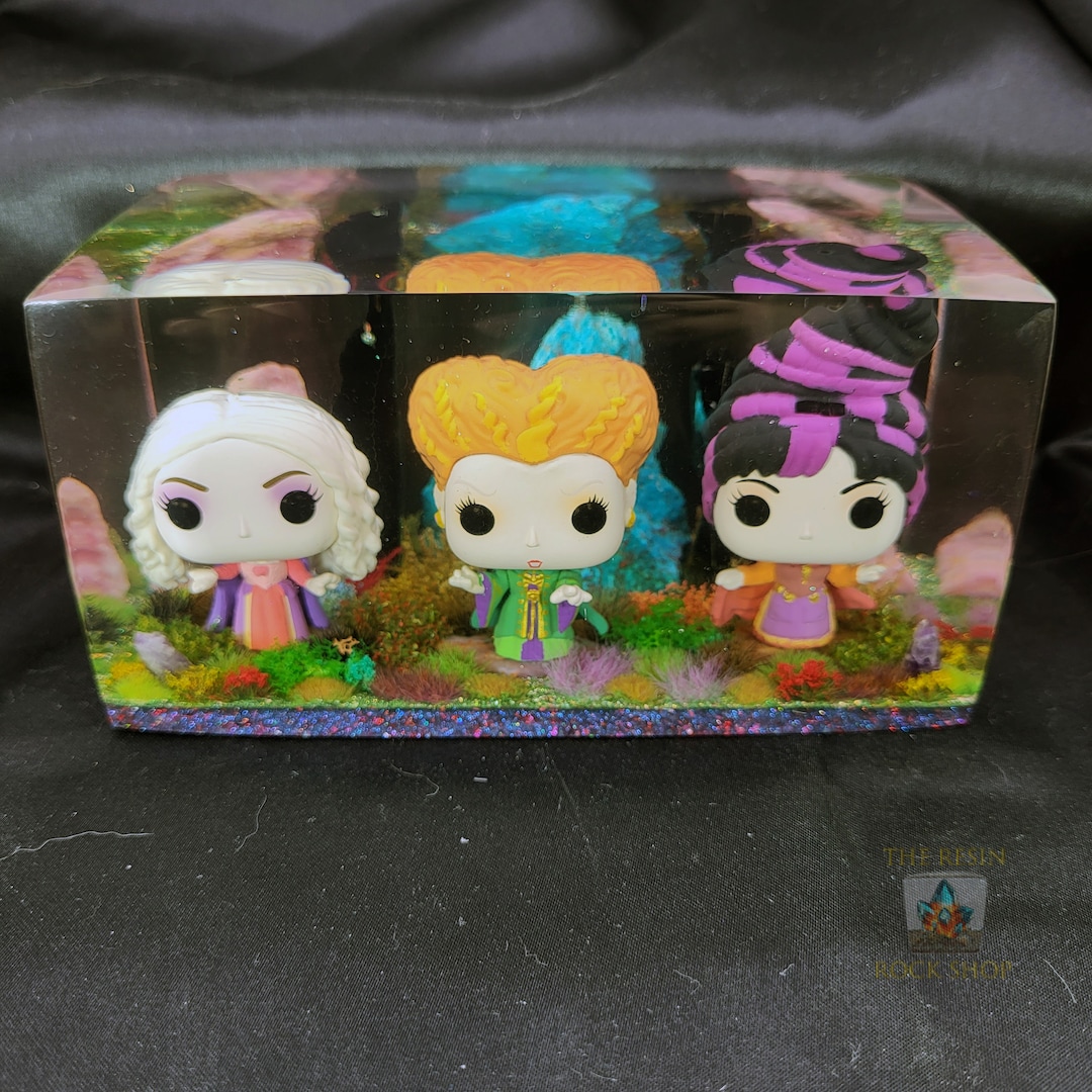 Sanderson Sisters (hocus Pocus) Funko Pocket Pop in Resin Cube, Classic ...