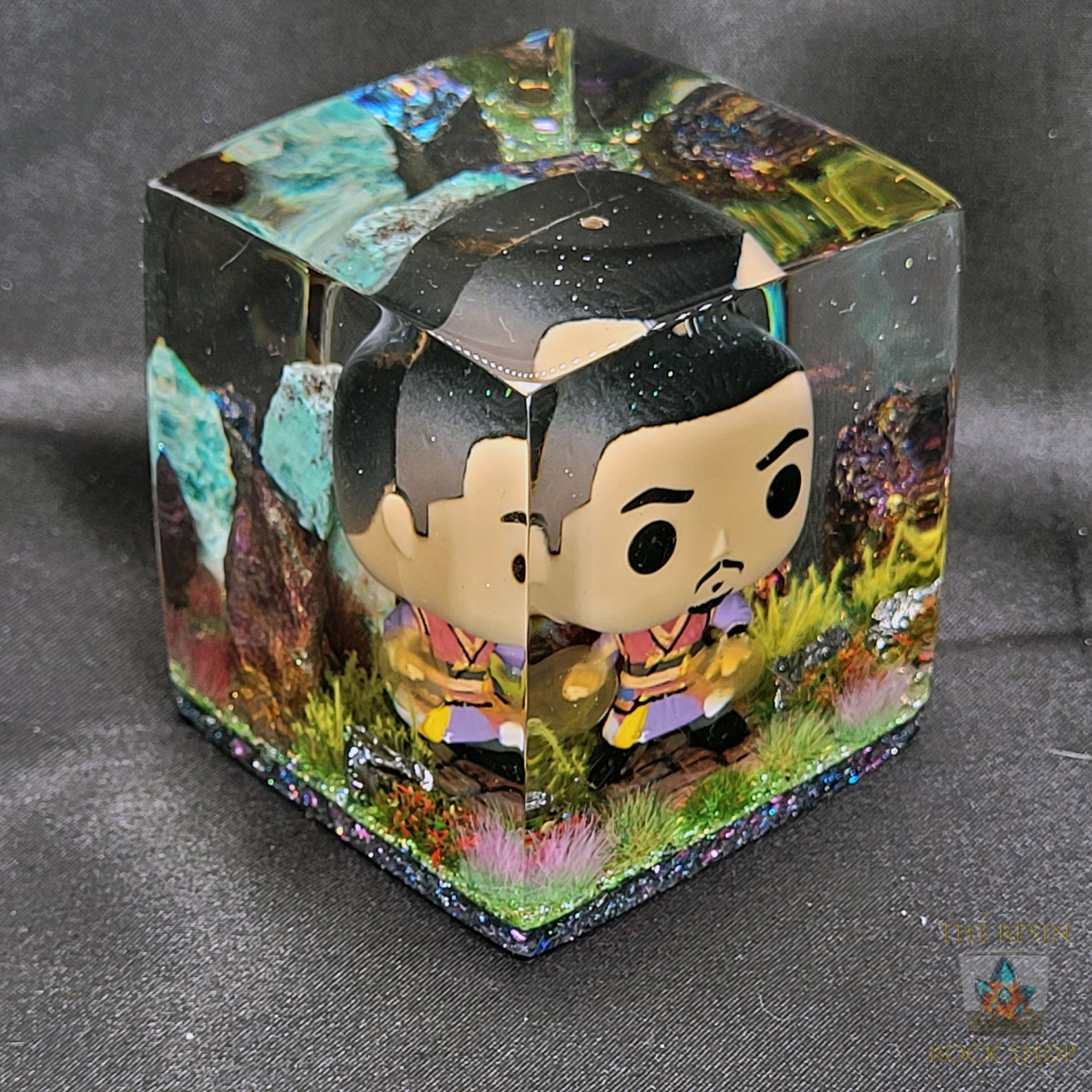 Wong Funko Pop Custom Funko Diorama Resin Cube Marvel MCU Dr. - Etsy