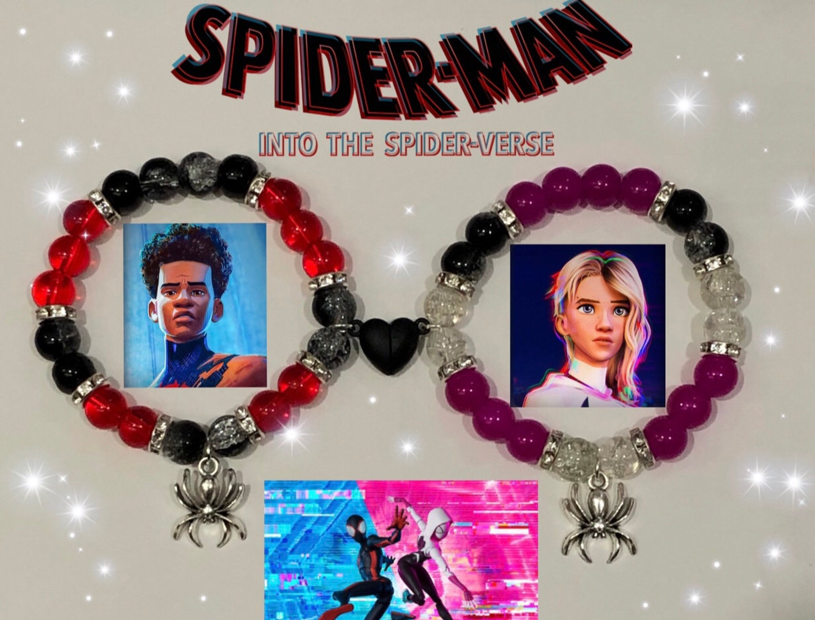 Character Couple/friendship Bracelets - Etsy