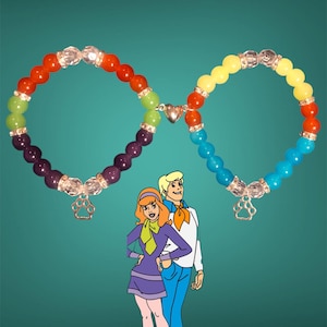 Character Couple/friendship Bracelets - Etsy
