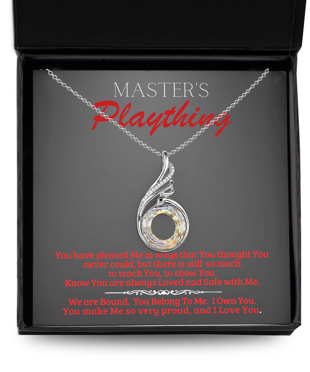 Submisive BDSM Silver Necklace Pendant Custom Jewelry Dom Sub Gift S ...