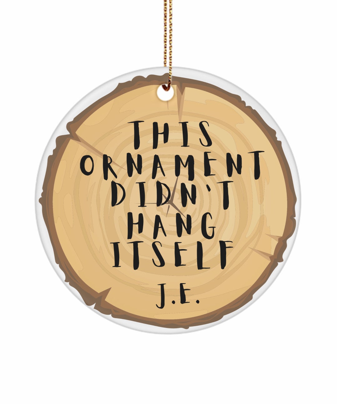 Funny Conspiracy Theory Christmas Ornament: "this Ornament Didn't Hang ...