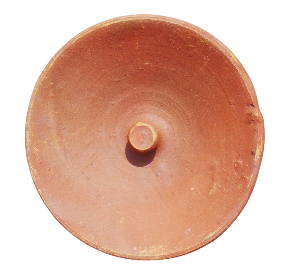 Traditional Pure Natural Clay Water Pot With Lid, for Drinking Water ...