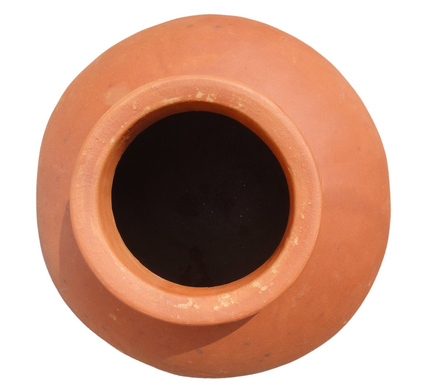 Traditional Pure Natural Clay Water Pot With Lid, for Drinking Water ...