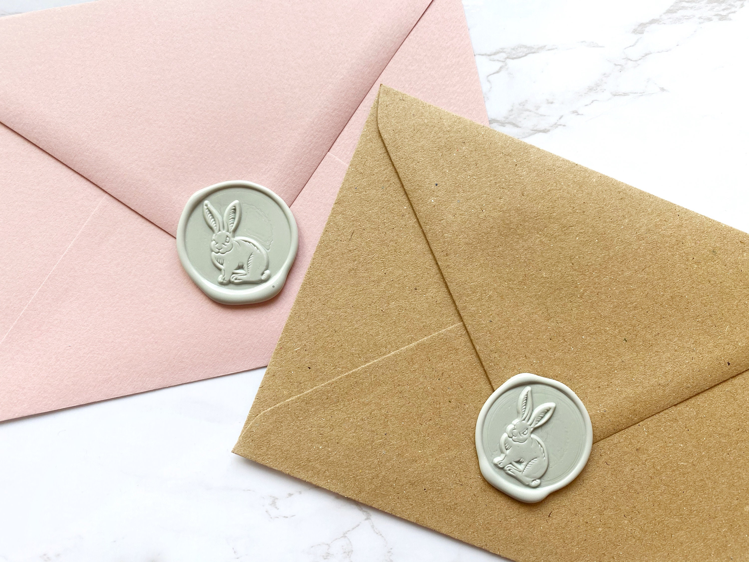 Wax Seal Stamp Bunny Rabbit Wax Seal Large Bunny Seal | Etsy