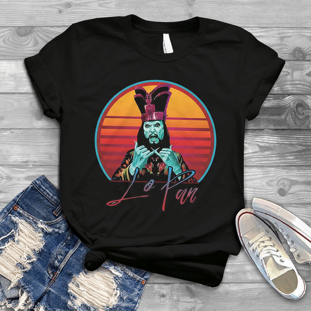 David Lo Pan Big Trouble in Little China Movie Funny Vintage Sunset T ...