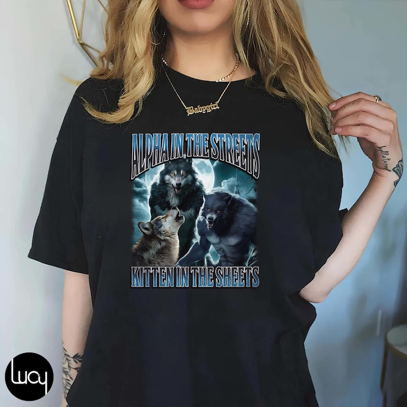 Wolf Ripping Shirt Meme - Etsy