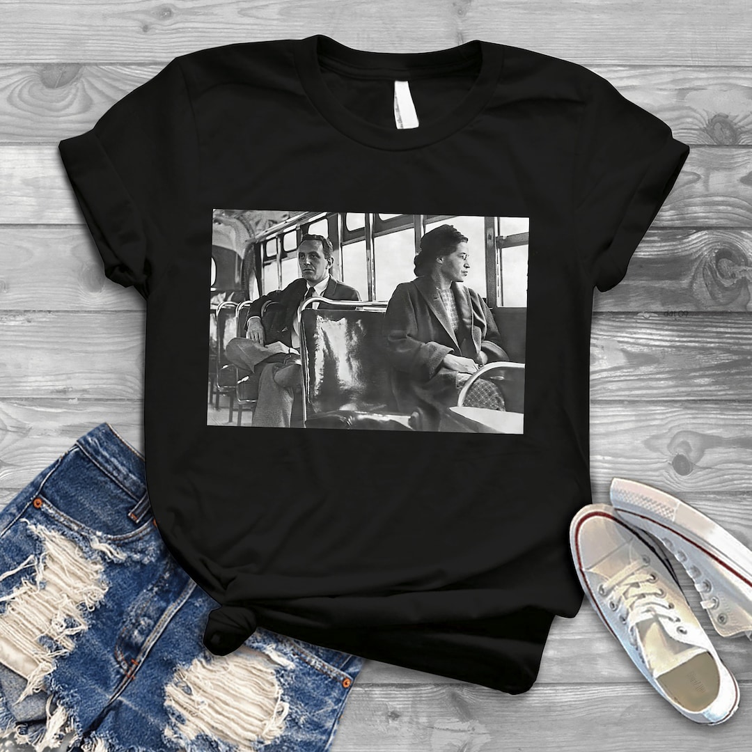 Rosa on Bus Parks Nah 1955 Civil Rights Black History Month T-shirt ...
