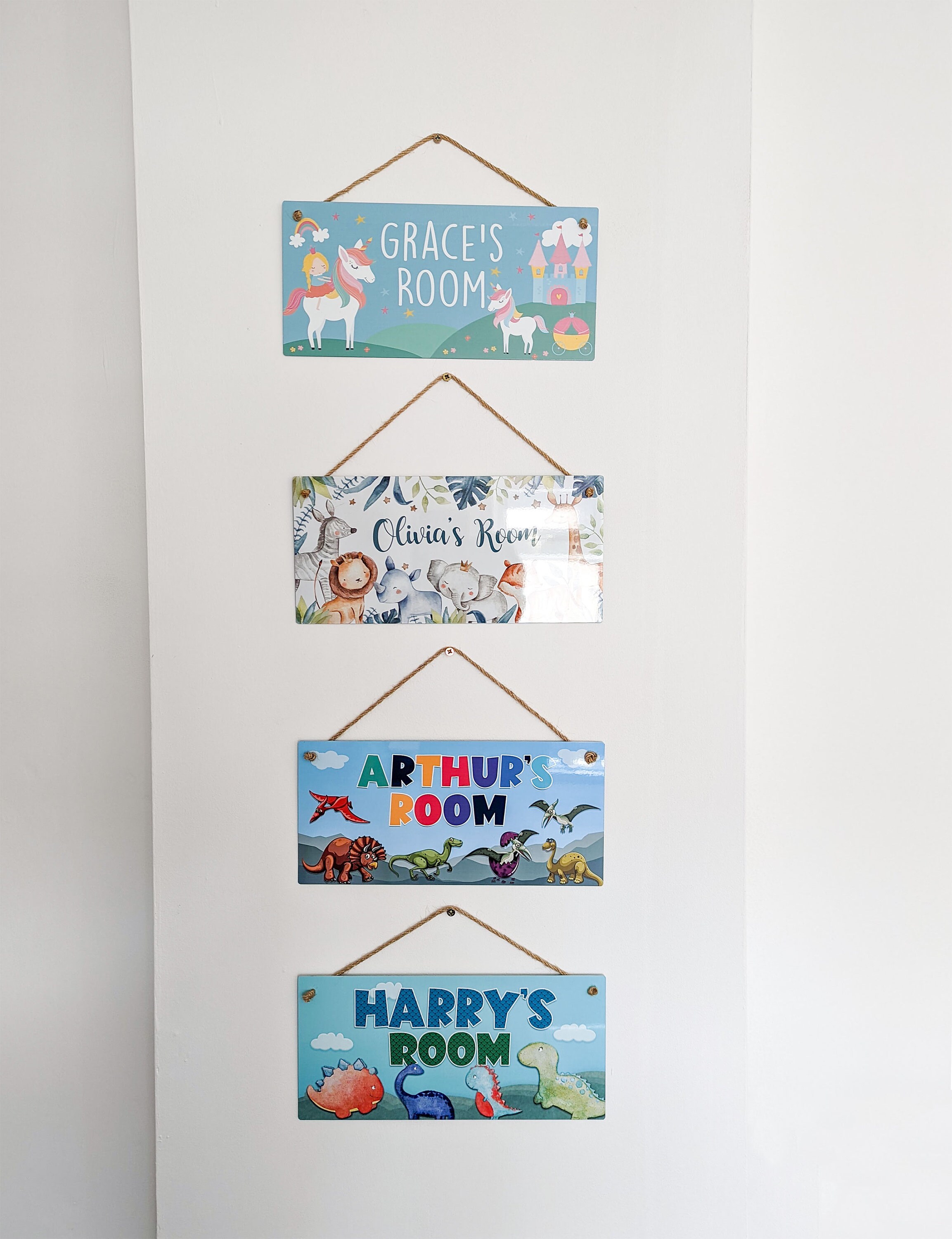 Personalised Room Sign With Childs Name Safari Animal Theme. - Etsy