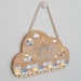 Personalised Wooden Cloud Room Sign With Childs Name - Animal Airplane ...