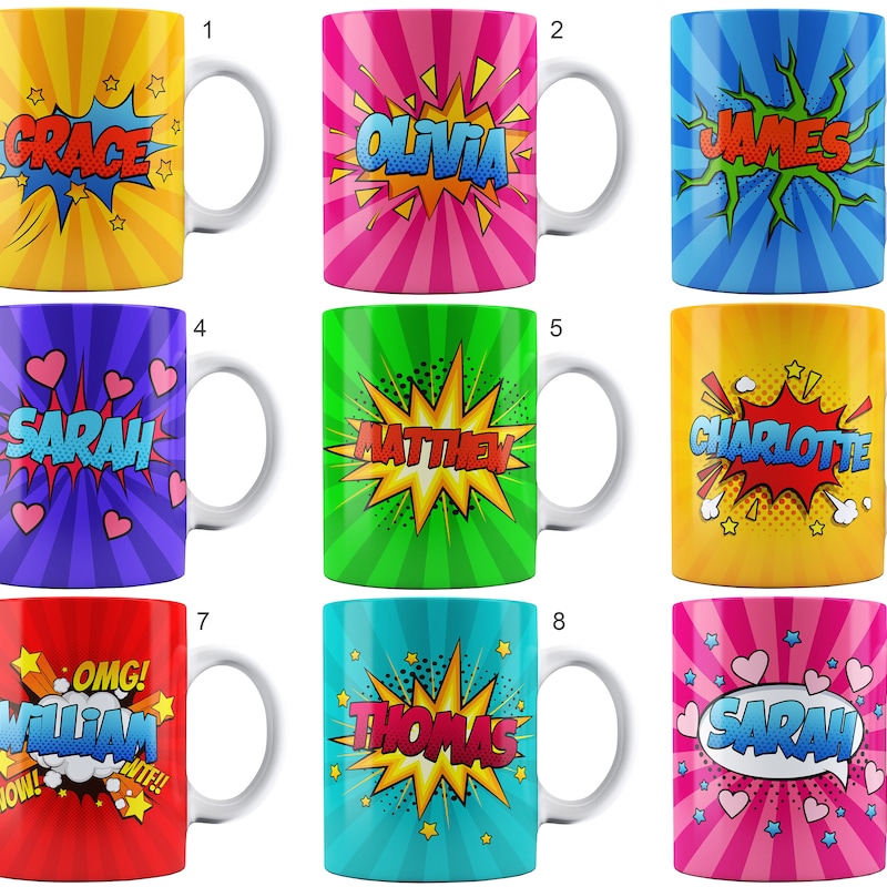 Gold Mugs Personalized - Etsy UK