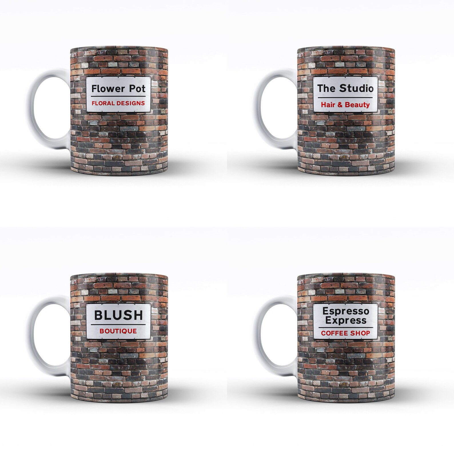 Personalised Street/ Road Sign Name Mug on Wall Background. - Etsy UK