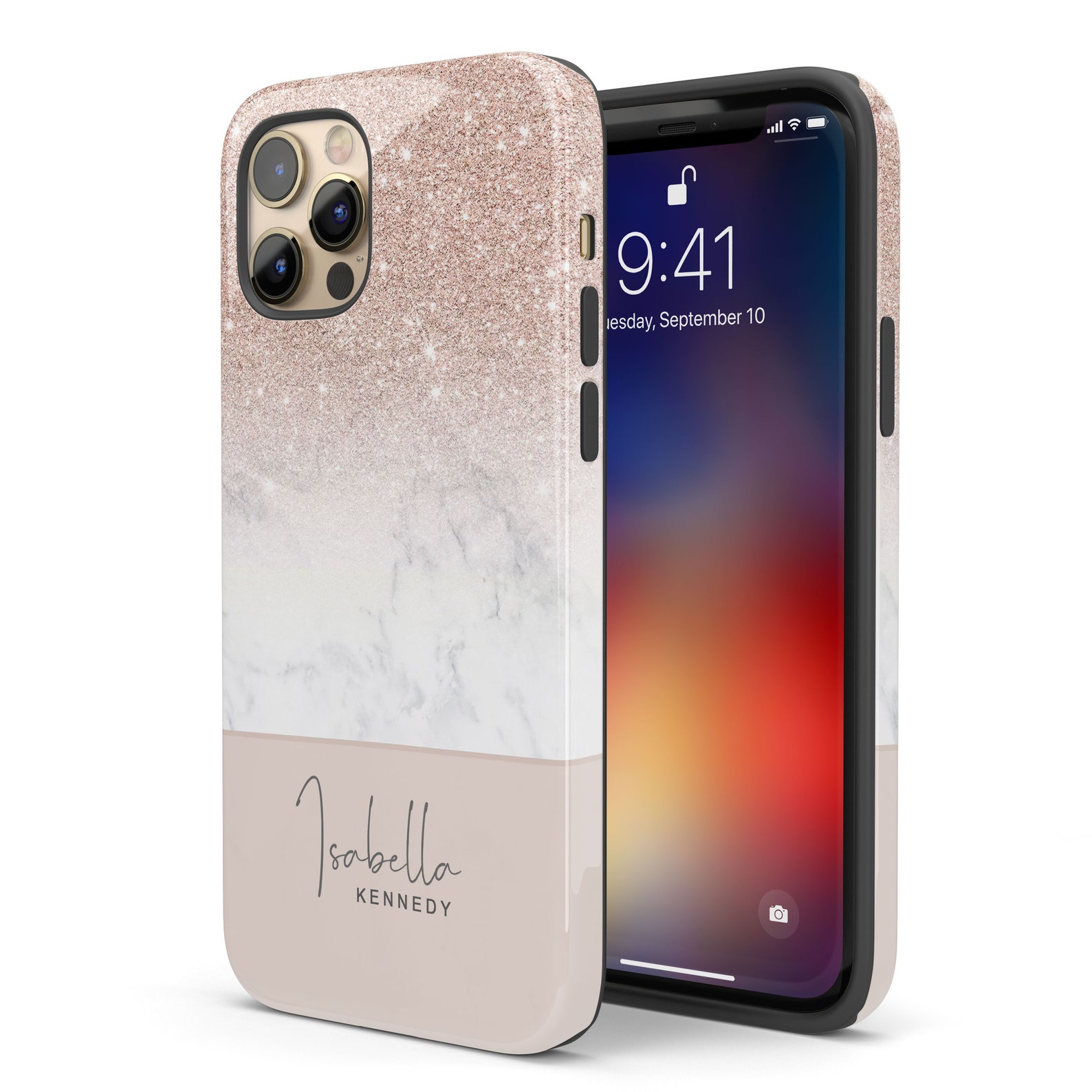 Personalised Signature Name & Surname Marble Phone Case - Etsy UK