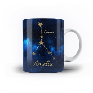 Personalised Zodiac Astrology Star Sign 11oz Ceramic Mug - Etsy