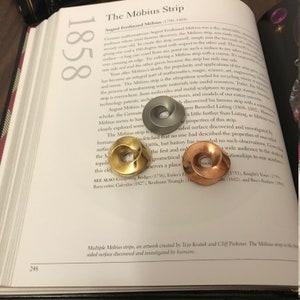 Polished Copper Mobius Strip - Etsy